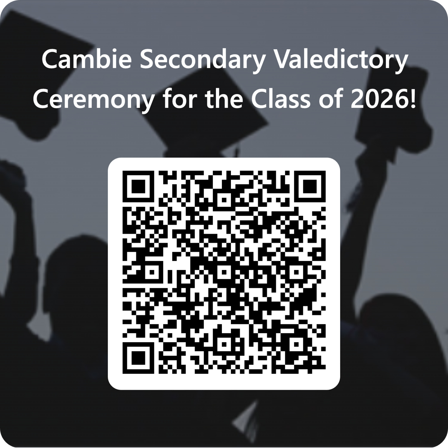 Valedictory Ceremony | H.J. Cambie Secondary School
